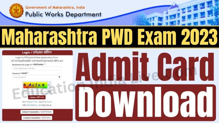 PWD Admit Card 2023: How To Download Maharashtra PWD Hall Ticket 2023 ...