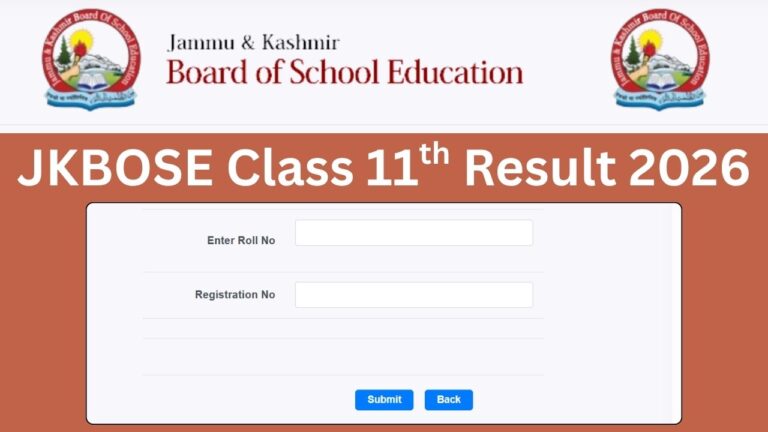 JKBOSE Class 11th Result 2026: यहां देखें जम्मू कश्मीर बोर्ड 11वीं का ...